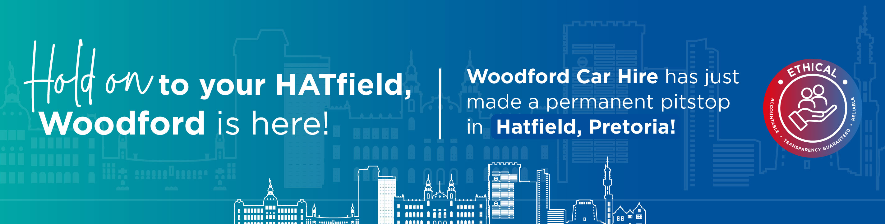 Woodford Is Now Open at Hatfield, Pretoria | Woodford Car Hire