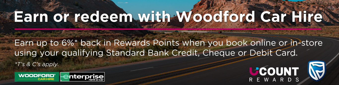 Get more with Woodford & UCount Rewards | Woodford Car Hire